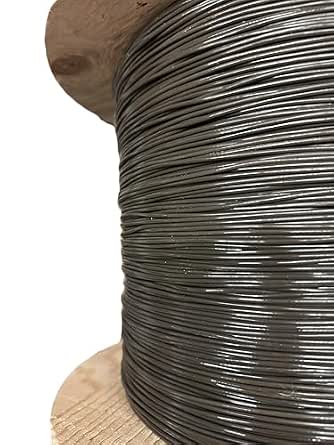 1/16" to 3/32" (PVC) Vinyl Coated Brown Color Galvanized Cable 7x7 ...