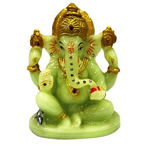Vanshika Lord Ganpati Glowing Radium Ganesh Idol Hindu god Figurine ...