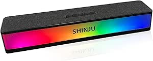 Amazon.com: ShinJu RGB Computer Speakers for Desktop PC Gaming ...