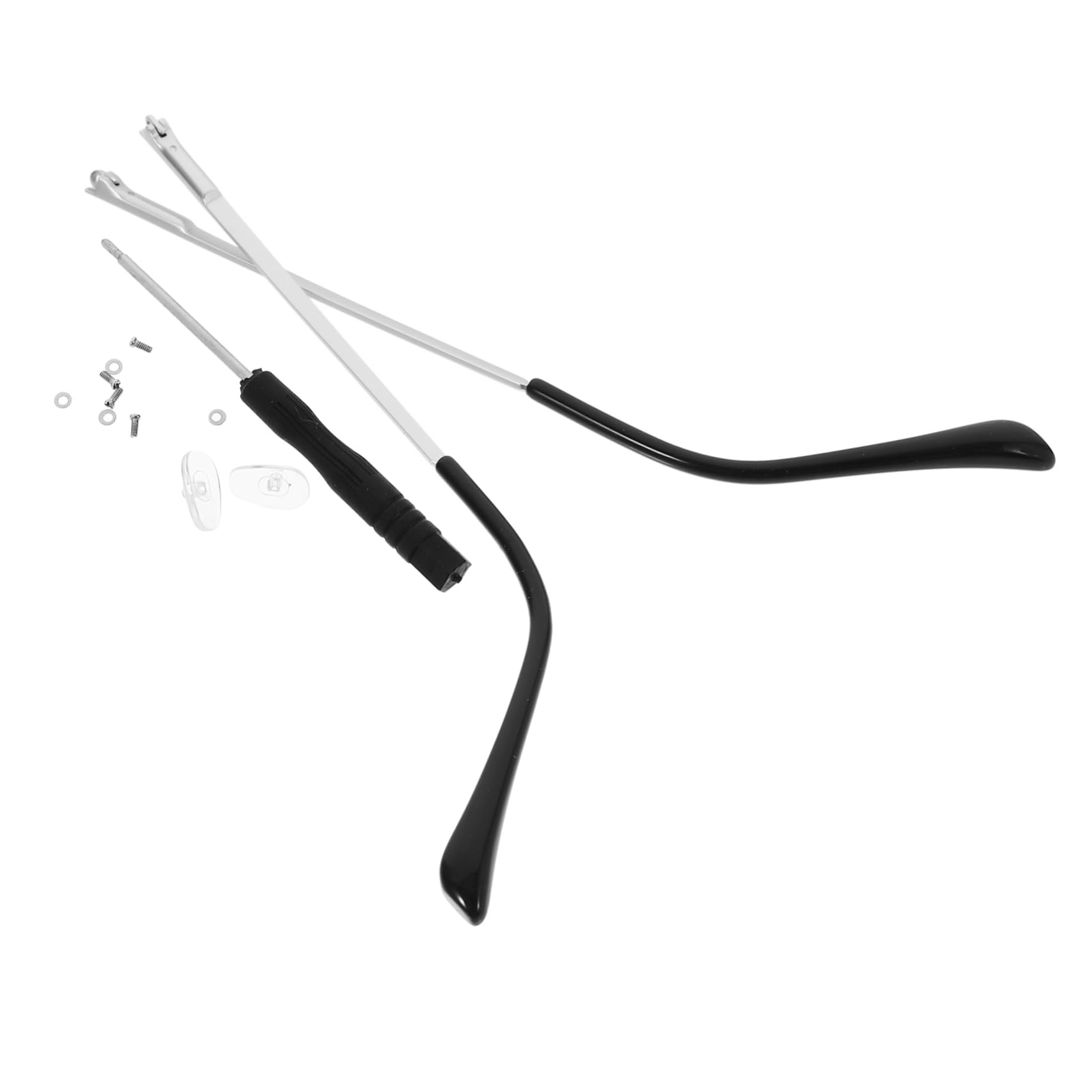 Amazon.com: LALAFINA 1 Pair Replacement Glasses Temple Metal Eyeglasses ...