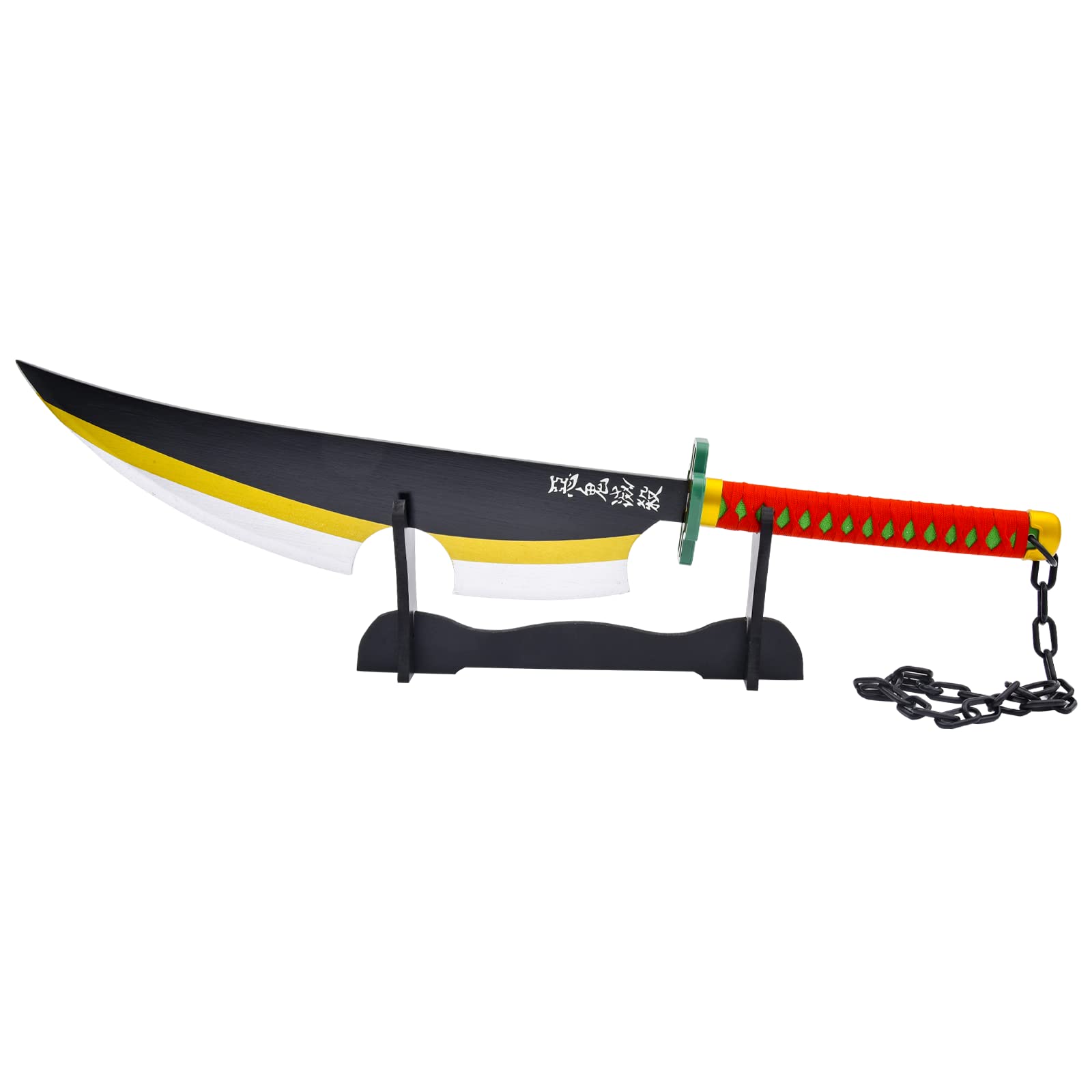 Buy PZOEWUESR Bamboo Demon Slayer Sword 41inch , Rengoku Sword /Tanjiro ...