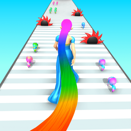 Hair challenge run for epic fun 3d runner Dancing hair Game 2024 new ...