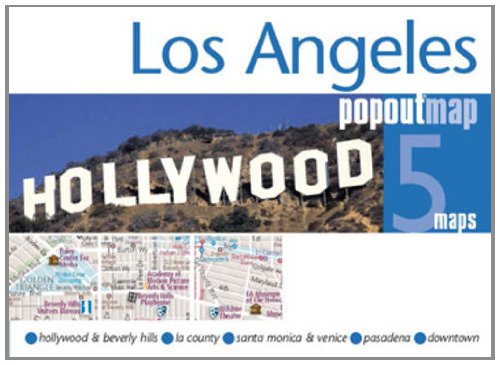 Los Angeles Popout Map Pop Up City Street Map Los | Desertcart Sri Lanka