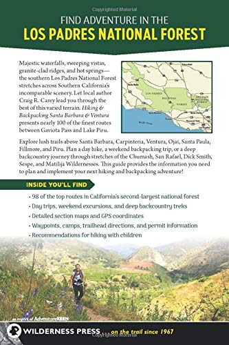 Snapklik.com : Hiking & Backpacking Santa Barbara & Ventura: A Complete ...