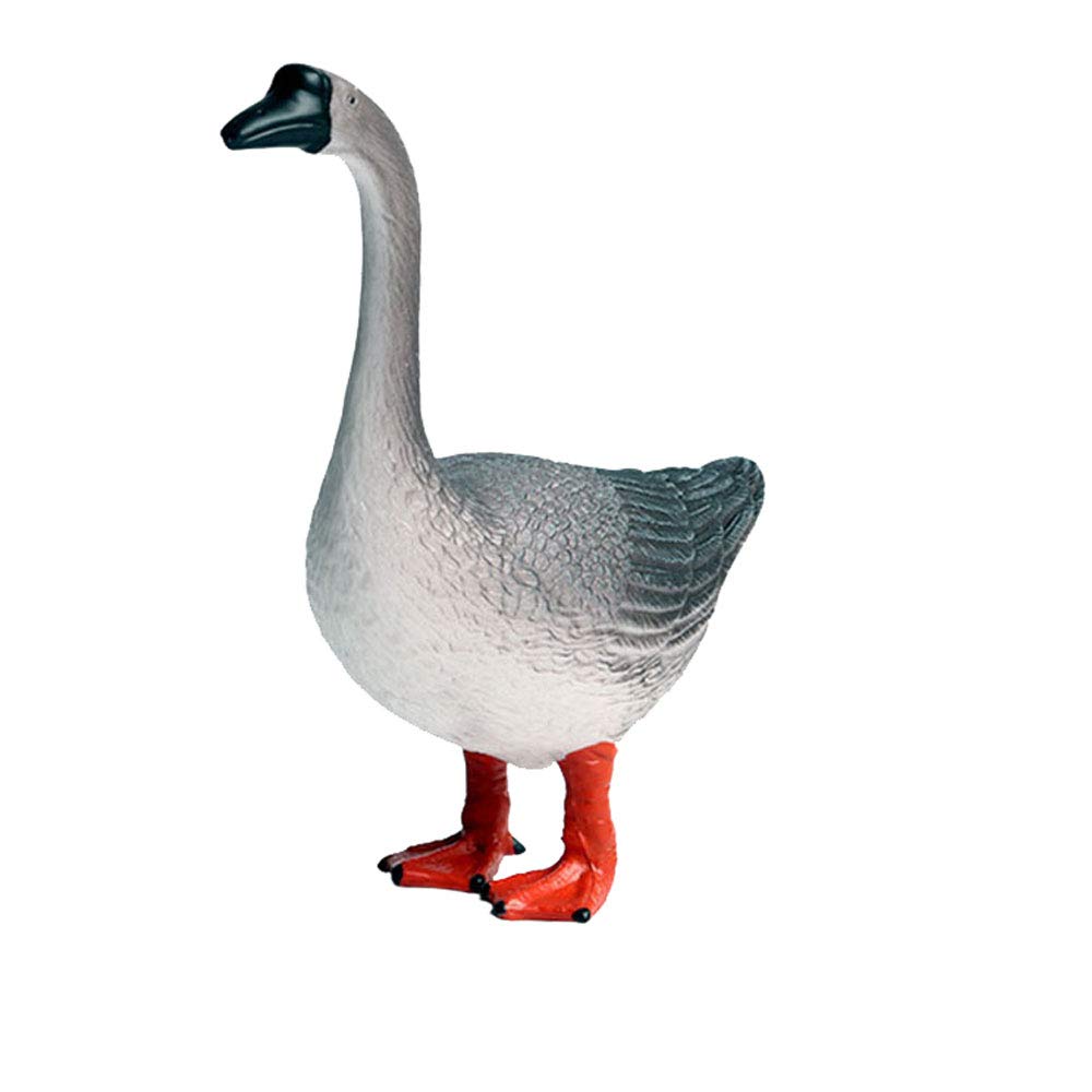 JOKFEICE Realistic Animal Figures Goose Figurines Giant Standing ...