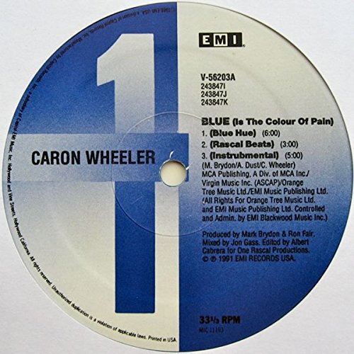 Amazon.com: Caron Wheeler / Blue (Is The Colour Of Pain) (Blue Vinyl ...