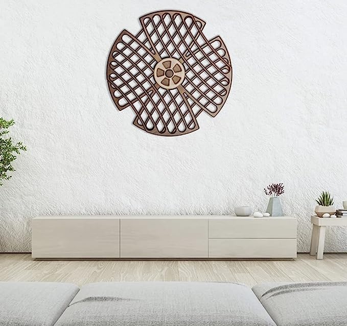 Buy Wooden Home Decor, Bluetooth Enabled, Sattva "Oorja Wheel" Wall ...