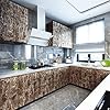 Livelynine Kitchen Worktop Vinyl Covering Marble Sticky Back Plastic ...