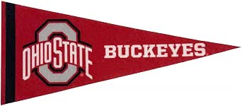 Amazon.com: Ohio State Mini Pennant - Size: 4" x 9" - Officially ...