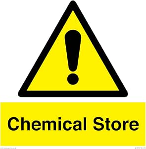 Chemical Store Sign - 300x300mm - S30 : Amazon.co.uk: DIY & Tools