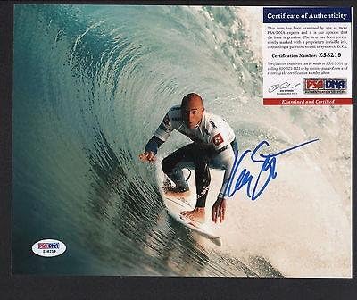 Kelly Slater Autographed 8x10 Photo #z58219 Surfing Champion - PSA/DNA ...