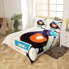 Amazon.com: Vintage Musical Duvet Cover Twin Size,80s Retro Tape Record ...