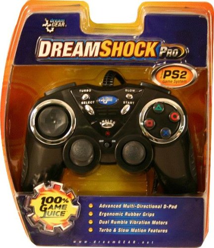 Amazon.com: PlayStation 2 Dreamshock Pro Controller Black : Video Games