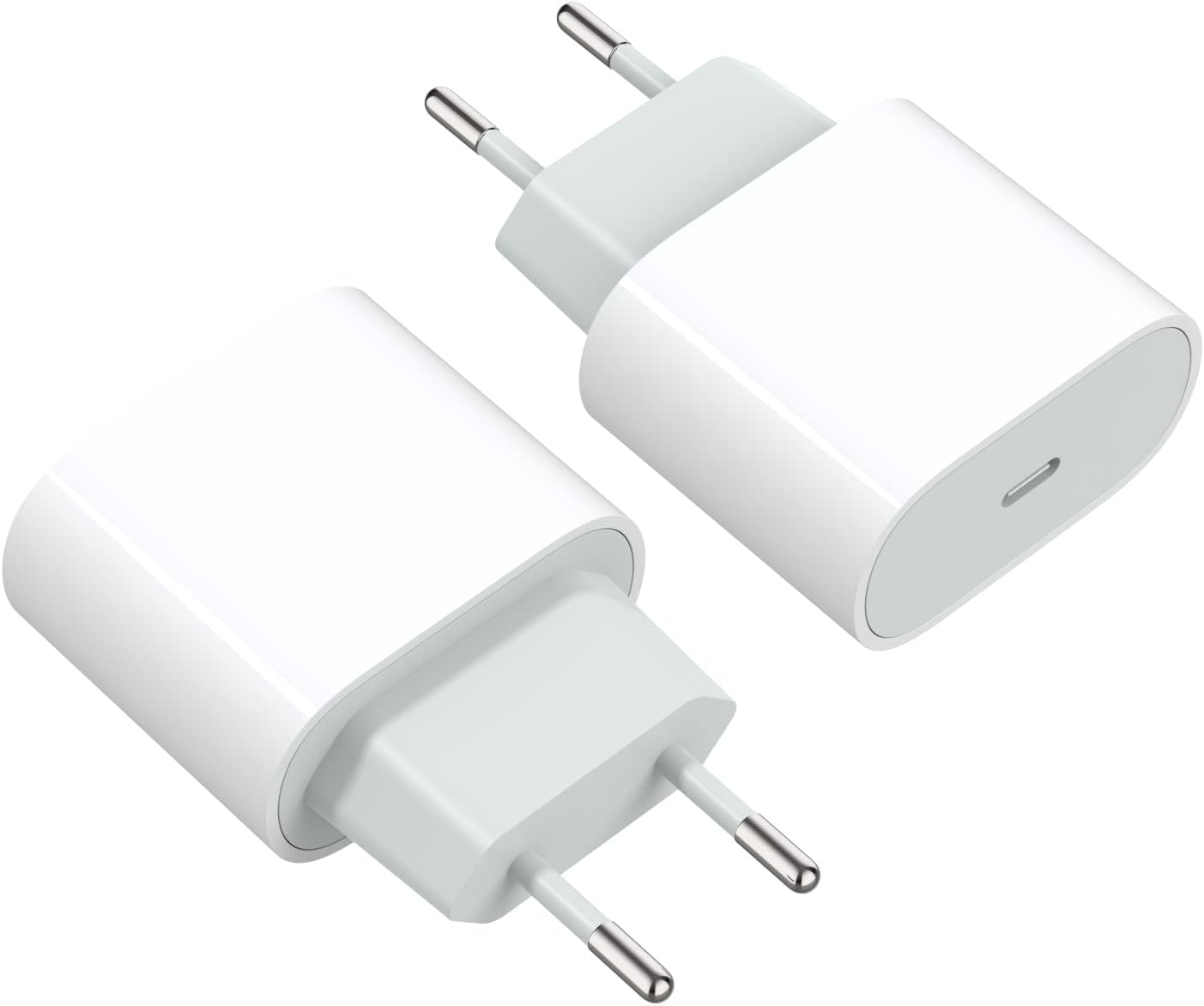 Chargeur USB C [2-Pack], Prise USB C 20W, Adaptateur de Charge Rapide ...