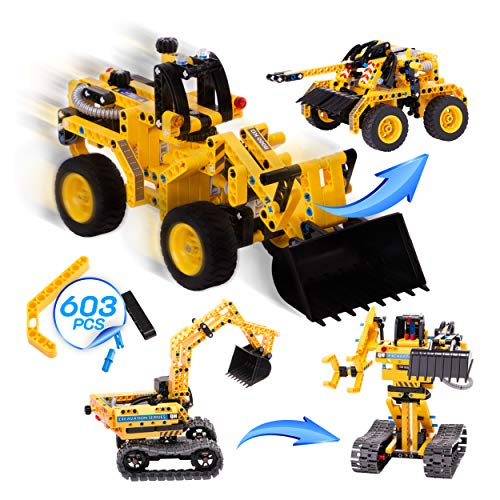 Stem Toys 603 PC - Construction Toys 4 in 1 Kit – Kids Building Kits ...