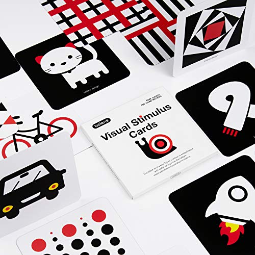 beiens High Contrast Baby Flashcards, Newborn Brain Development Toys ...