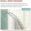 Amazon.com: Zenna Home Rustproof Double Curved Shower Curtain Rod ...