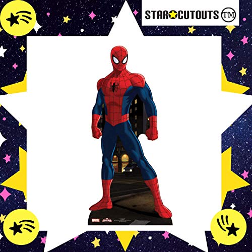 Buy STAR CUTOUTS Official Marvel Ultimate Spider - Man Lifesize ...