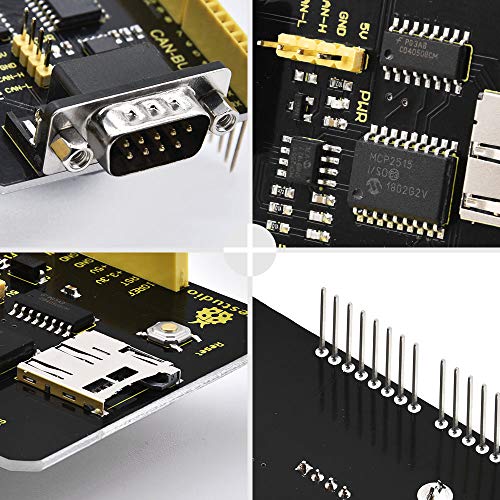 KEYESTUDIO CAN-Bus Shield for Arduino, Compatible for Arduino Leonardo ...