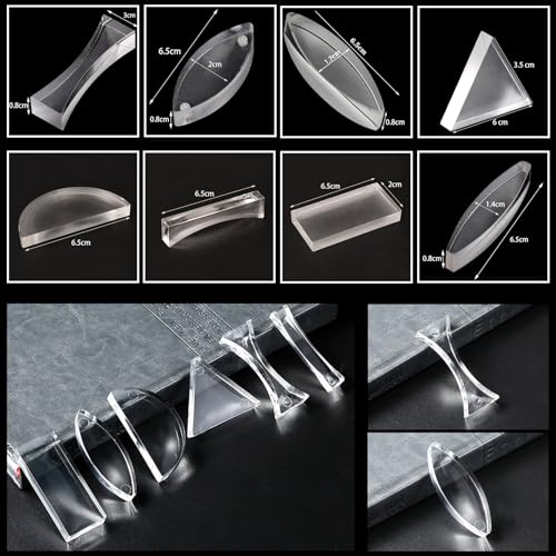 Snapklik.com : Physics Optics Experiment Set Prisms Convex Lens Triple ...