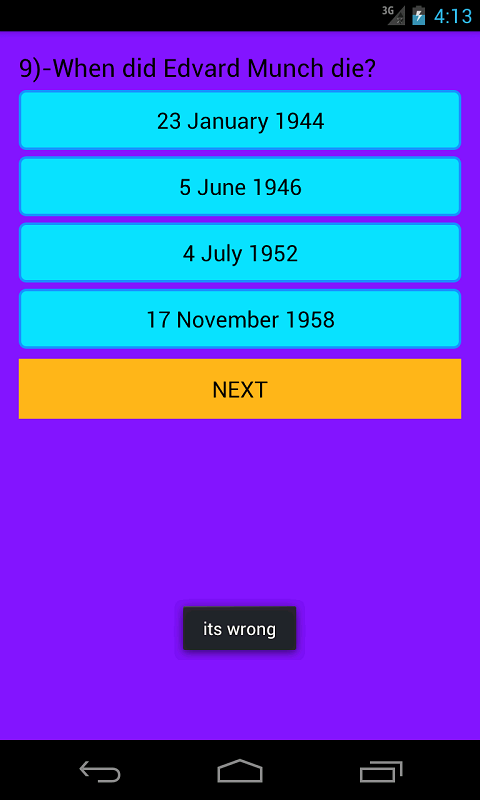Edvard Munch Quiz - App on Amazon Appstore