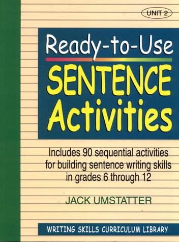 Amazon.com: Ready-to-Use Sentence Activities: Unit 2, Includes 90 ...