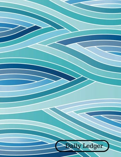 Amazon.com: Daily Ledger: Blue Pattern Sales Book | Log Book | Journal ...