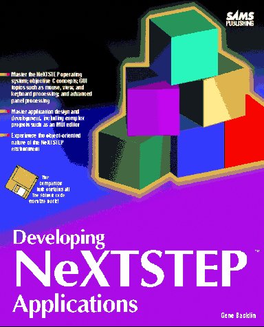 Amazon | Developing Nextstep Applications/Book and Disk | Backlin, Gene, Morrow, Cindy | NeXTStep