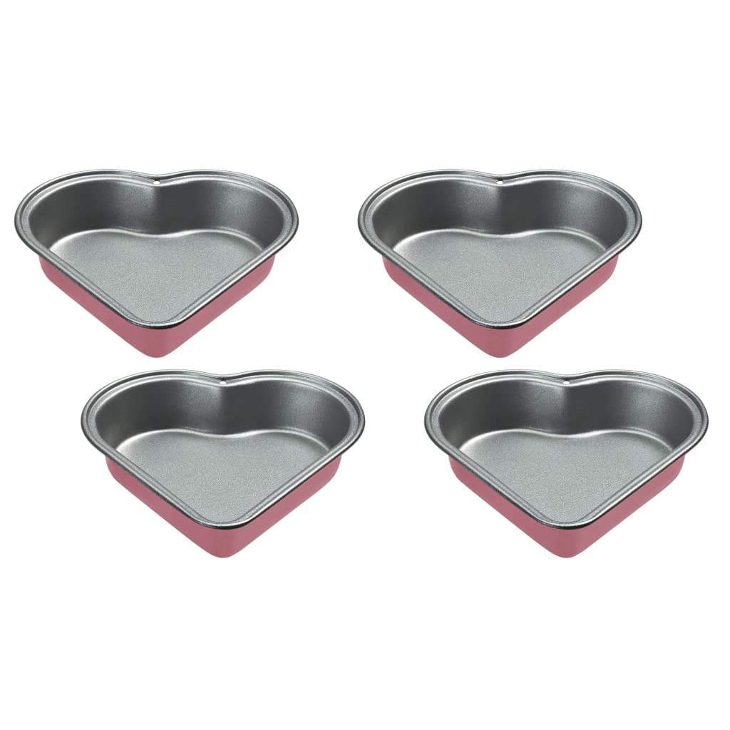 Snapklik.com : Cuisinart CMBM-4HRT1PK 4-pc Mini Heart Pan Set