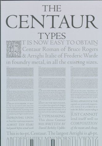 Centaur Types: Rogers, Bruce: 9781557530523: Amazon.com: Books