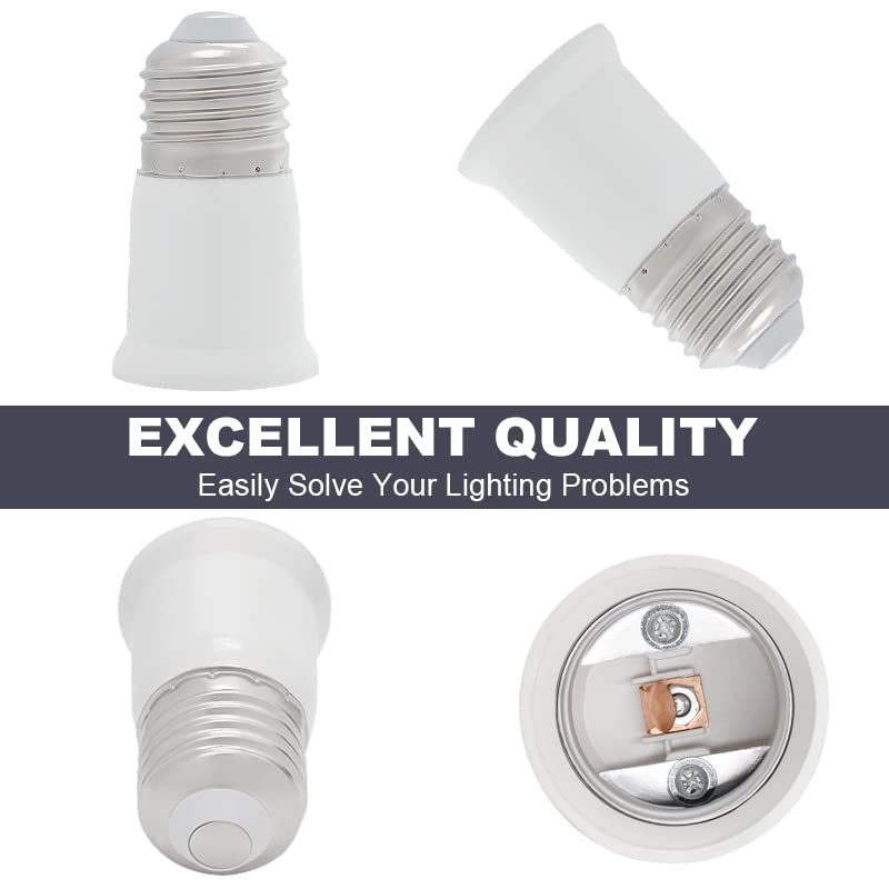 Snapklik.com : E26 To E26 Light Socket Extender, 1.2 Inch / 30cm ...