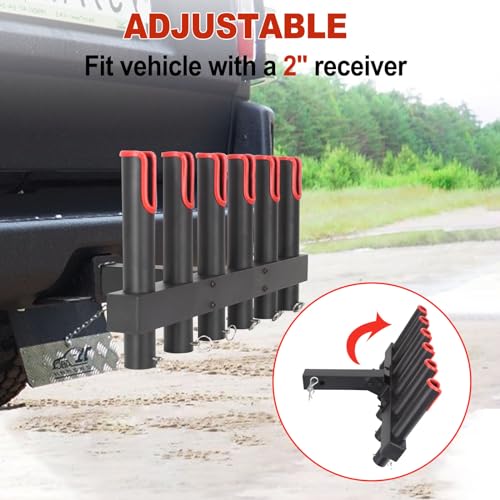 Snapklik.com : Sidasu Hitch Fishing Rod Holder For Truck,Stainless ...