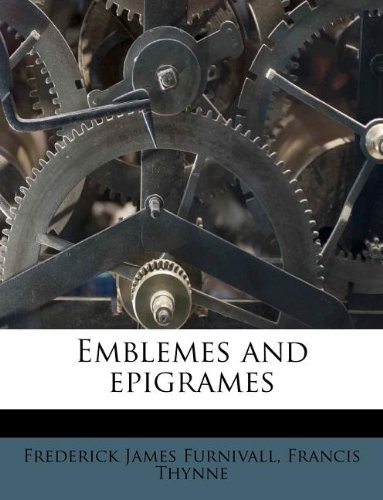 Amazon | Emblemes and Epigrames | Thynne, Francis, Furnivall, Frederick ...