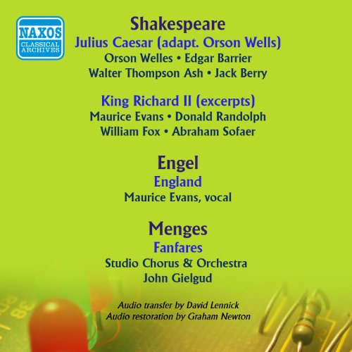 Amazon.co.jp: Shakespeare: Julius Caesar (adapted by Orson Welles ...