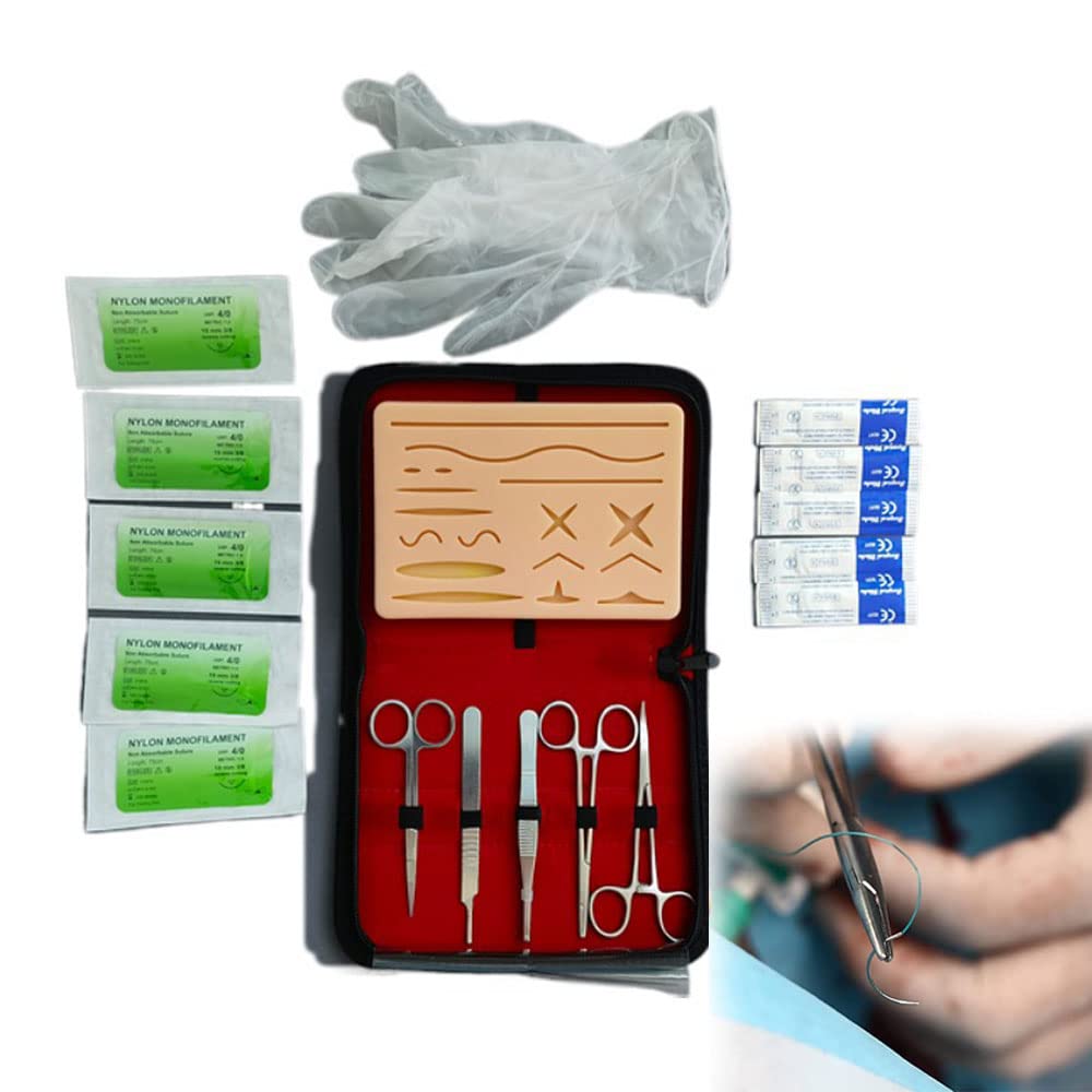 Buy Suture Practice Kit with Gloves,3D Incision Suture Module, Complete ...