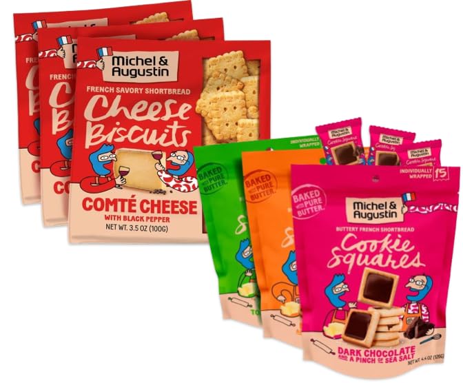 Amazon.com : Michel et Augustin French Cookies & Crackers Variety Pack ...