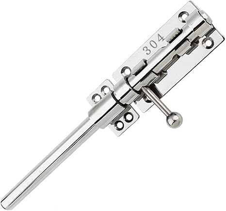 Amazon.com: 10in Slide Bolt Gate Latch 304 Stainless Steel Barrel Bolt ...