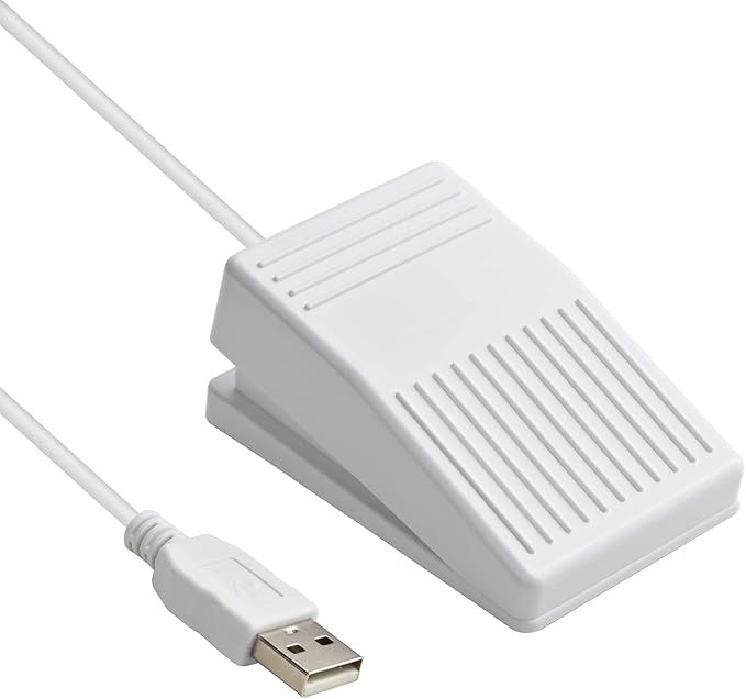 Amazon.com: iKKEGOL Upgraded USB Foot Pedal Switch Optical Full Quiet ...