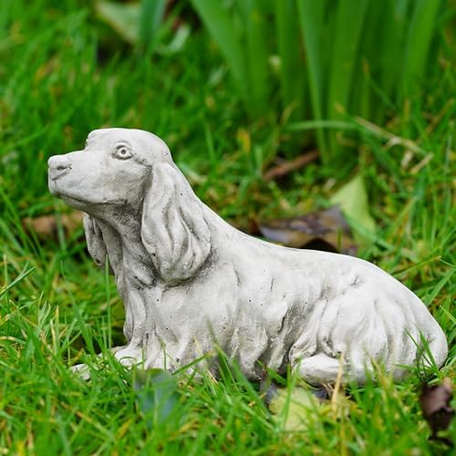 Cocker Spaniel Stone Statue Small | Animal Dog Outdoor Garden Ornament ...