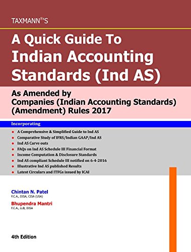 A Quick Guide To Indian Accounting Standards (Ind AS): Chintan N. Patel ...