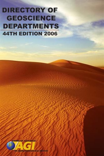 Directory of Geoscience Departments, 44th Edition: Christopher M. Keane ...