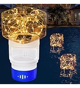 Amazon.com : Chsuiwe Pool Chlorine Floater with Light, Turtle Solar ...