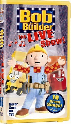 Amazon Bob The Builder The Live Show Vhs Rob Rackstraw