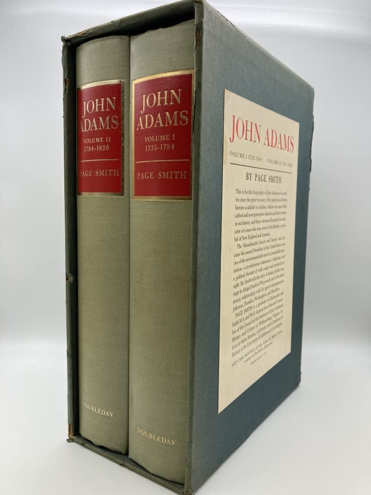John Adams (2 Volume Set): Page Smith: 9780000637185: Amazon.com: Books