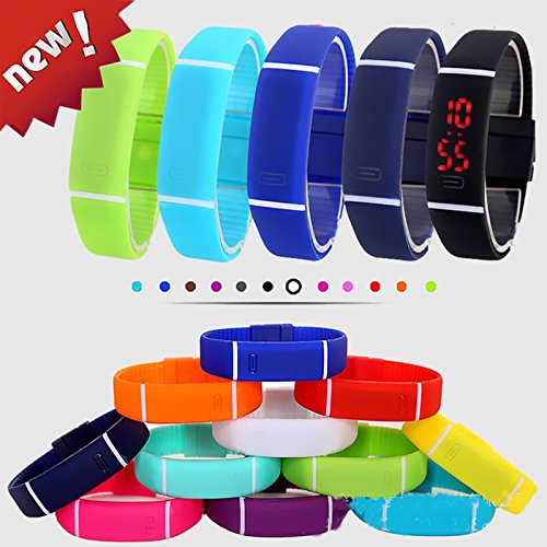 Buy Felix Time LED Digital Analog Watch White Border (Colour May Vary ...