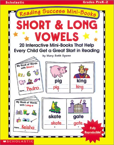 Amazon.com: Short & Long Vowels: Twenty Interactive Mini-Books That ...