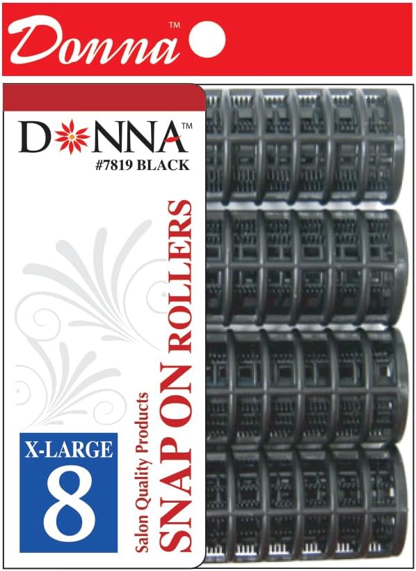 Amazon.com : Annie Snap on Magnetic Rollers 7/8" Black 10 packs : Hair ...