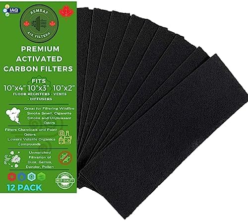 Air Vent Filters, Premium Activated Carbon Vent Filters for Home, Floor ...