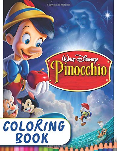 PINOCCHIO Coloring Book: 33 Awesome Illustrations for Kids: Books ...