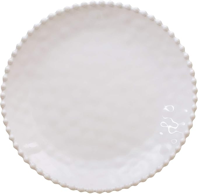 Amazon.com | Merritt Beaded Pearl 14-inch Melamine Serving Platter ...